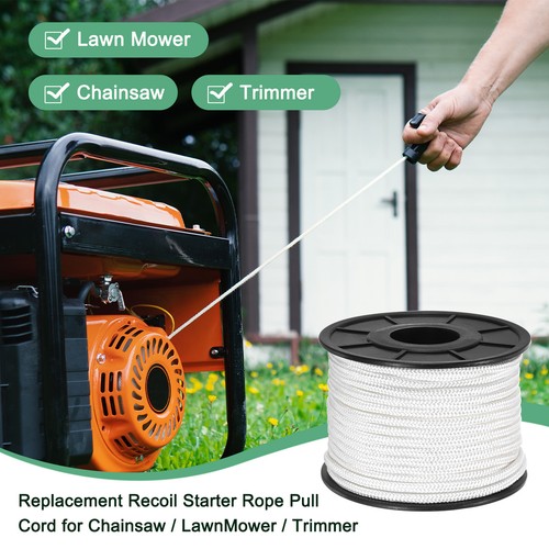 Recoil Starter Rope Pull Cord 5mm 30m for Mower [White] 680520280917| eBay