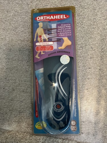 ORTHAHEEL orthotic shock absorber insoles (XS) - Men 3.5-5 / Women 4.5 ...