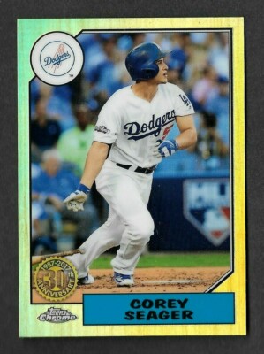 COREY SEAGER 2017 TOPPS 30TH ANNIVERSARY SILVER PACK INSERT CARD #87T-7 ...