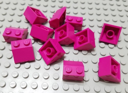 LEGO Lot of 12 Magenta 2x2 Girls Friends Roof Slope Pieces | eBay