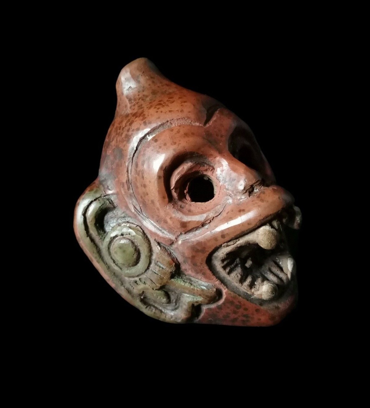 Monkey Death Whistle, Aztec, Maya, Clay figure, Replica, Hand Crafted ...