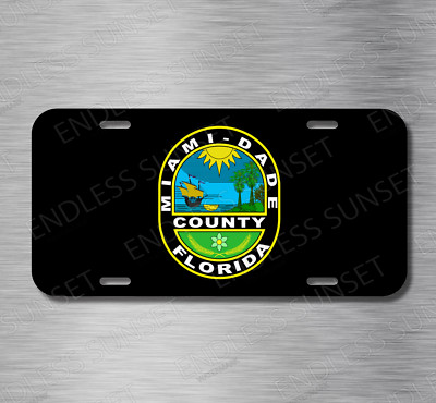 Miami Dade County Florida 305 Homestead Doral License Plate Front Auto ...