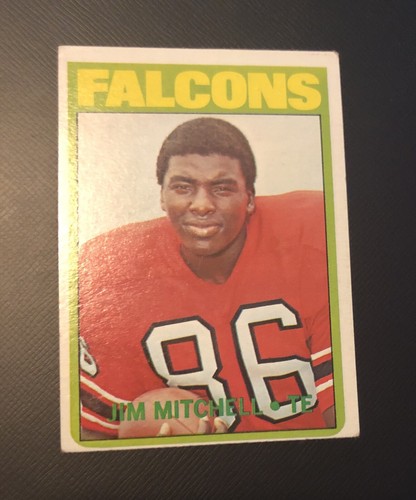 1972 Topps #227 Jim Mitchell Atlanta Falcons Football Card | eBay