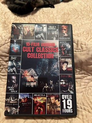 15-Film Horror Cult Classics Collection (DVD, 2012, 3-Disc Set ...