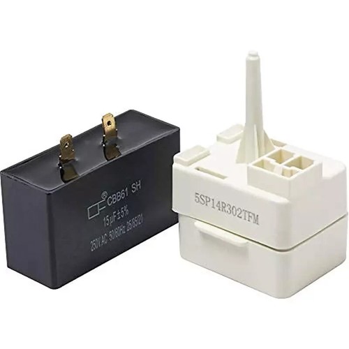 Kenmore Frigidaire Refrigerator Compressor Relay Start and Capacitor ...