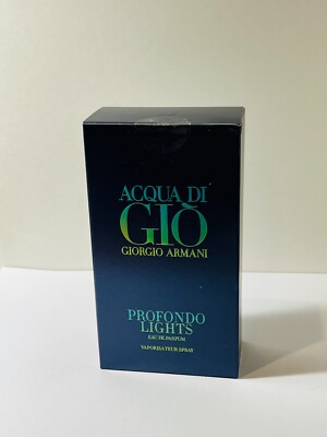 Giorgio Armani Acqua di Gio Profondo Lights 2.5oz Men's Eau de Parfum ...