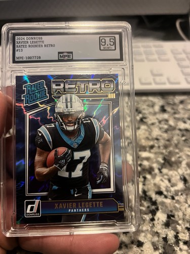 2024 Donruss Xavier Legette Retro Rated Rookie RC #13-Panthers | eBay