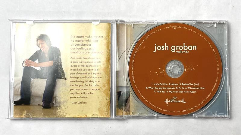 Josh Groban With You CD 2007 Hallmark Limited Edition Compilation ...