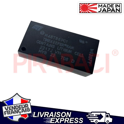 1x M48T86PC1 M48T86 M48T86PCI DIP-24 IC CLOCK BATTERY TIMEKEEPER 24PIN ...