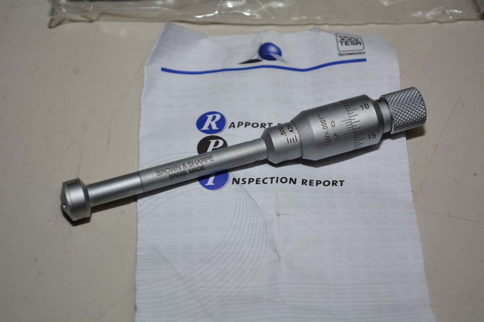 Tesa Brown & Sharpe 599-281-5 Mechanical 3-Point Inside Micrometer # ...