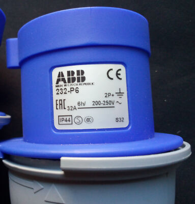 1pcs ABB Industrial Sockets Plugs Connectors 232-P6 10103749 | eBay