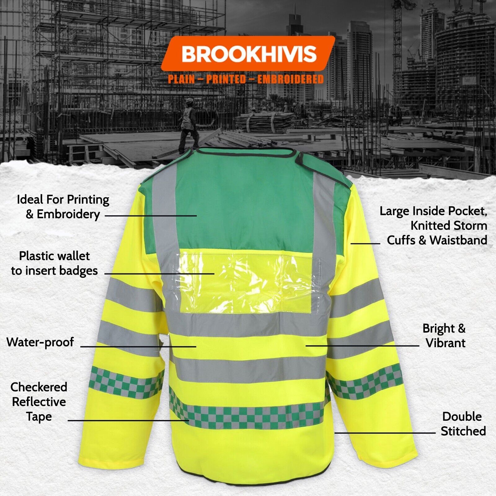 PARAMEDIC HIGH VISIBILITY LIGHT JACKETS HI VIS VIZ REFLECTIVE SAFETY ...