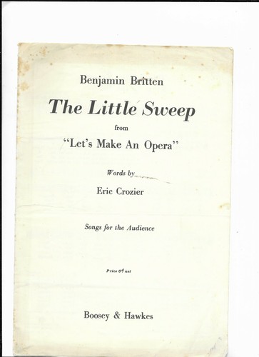 Benjamin Britten 'The Little Sweep' from 'Let's Make An Opera' Songs ...