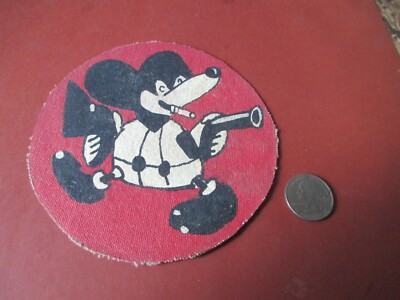WWII LUFTWAFFE ADOLF GALLAND MICKEY MOUSE FLIGHT JACKET PATCH (B) | eBay