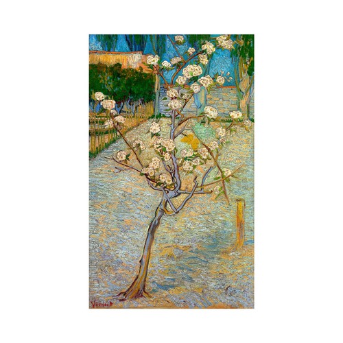 Van Gogh, Small pear tree in blossom, 1888, Canvas Print, 12" x 20 ...