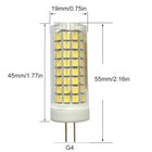 G4 Bi-Pin Base LED Bulb 120V Dimmable 7W Warm White 3000K Lamp Home ...