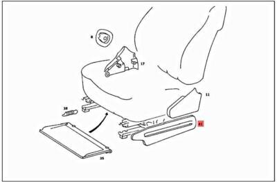 Genuine MERCEDES C126 W126 S-CLASS W126 Coupe C126 Covering ...