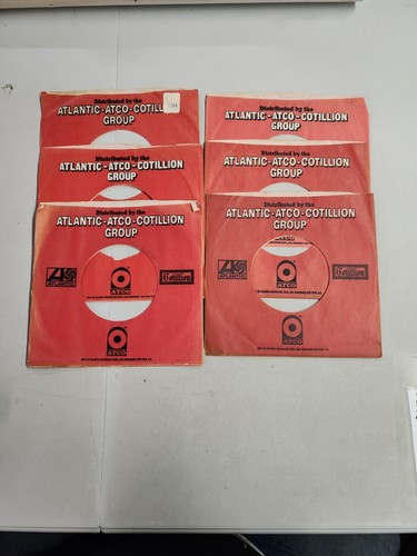 45 RPM 7" RECORD SLEEVES CO. SLEEVE 6 PACK SEE PHOTOS - Atlantic ...