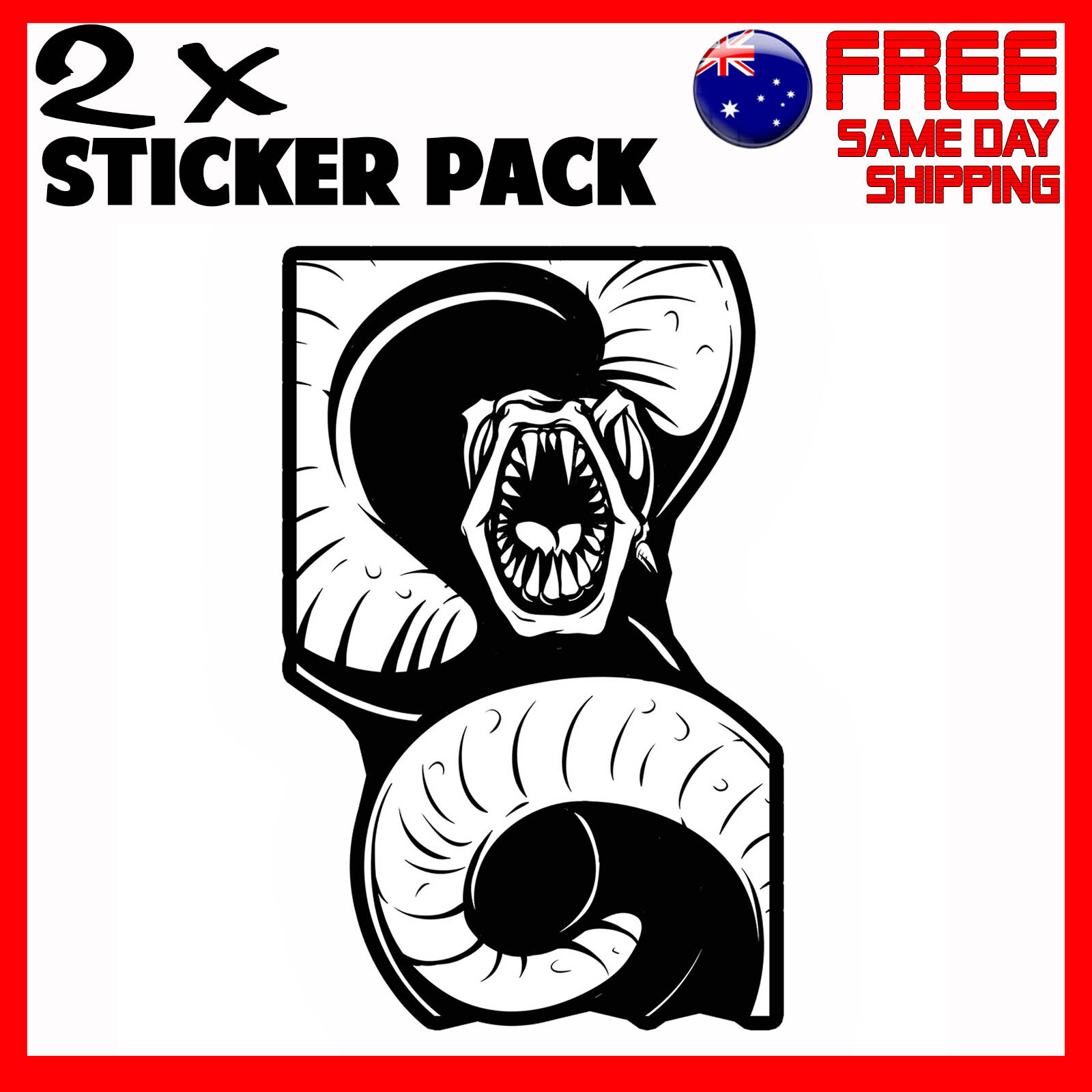 2 x Stickers - Snake Fashion - Car Bumper Funny Novelty Sticker | eBay ...