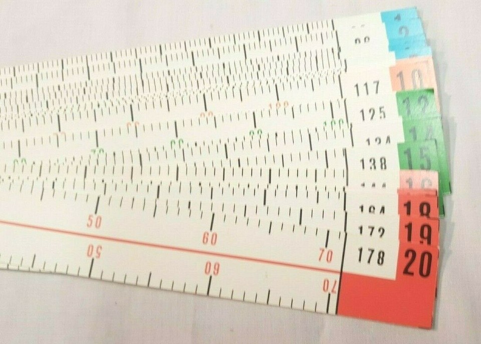 BROTHER KNITTING MACHINE KL116 KNITLEADER STITCH MEASURE SCALES GAUGES ...