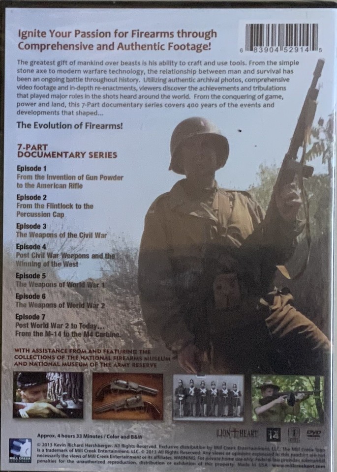 Guns: The Evolution of Firearms (DVD, 2012) 683904529145| eBay