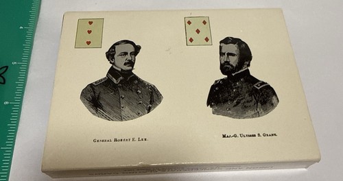 Union and Confederate Generals Playing Cards Civil War 2 Decks | eBay