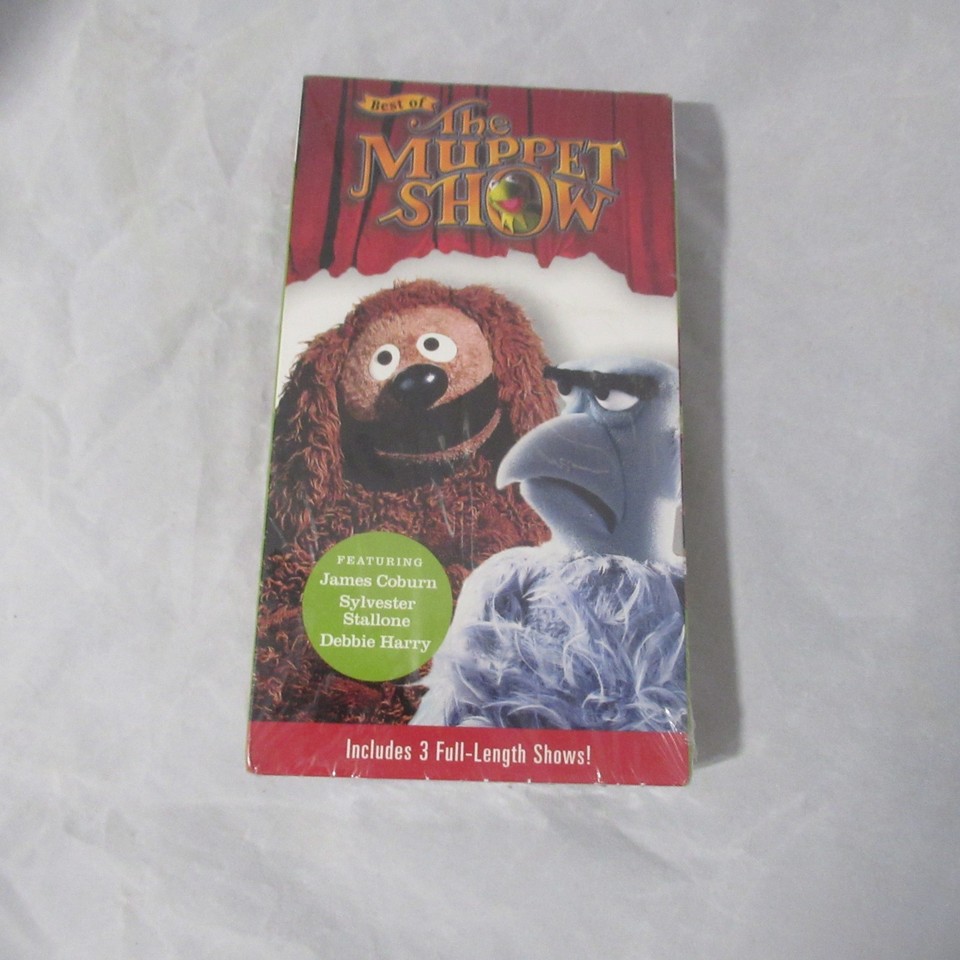 Time Life BEST OF THE MUPPET SHOW VHS James Coburn Debbie Harry Sylvest ...