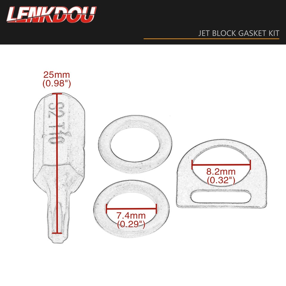 For Mikuni TMX Carburetor Jet Block Gasket Kit Replacement - NEW | eBay