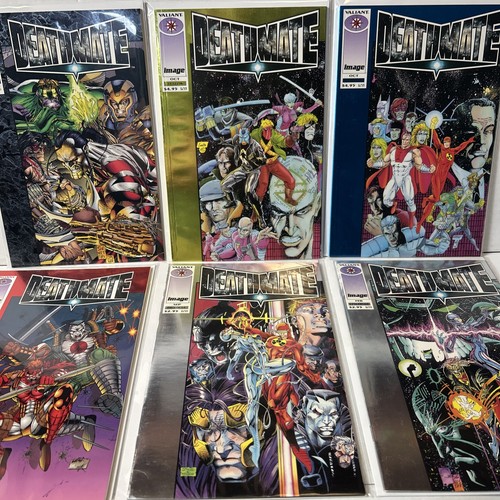 Valiant Comics Deathmate Prologue Epilogue Black Yellow Blue Red VF-NM ...