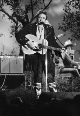 Country singer Johnny Cash performs on March 29 during the taping - Old ...