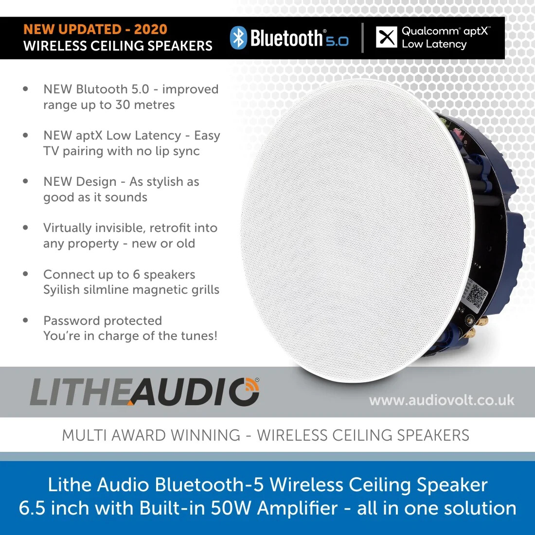 Wireless Ceiling Speakers For Tv | Shelly Lighting