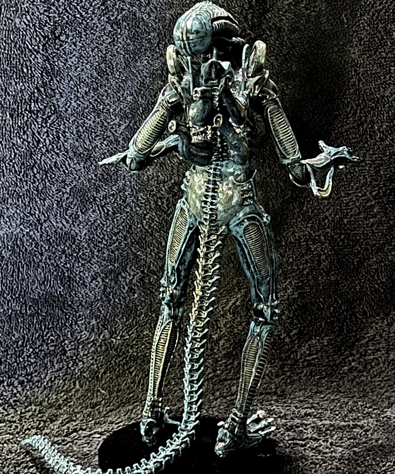 ALIEN WARRIOR BLUE XENOMORPH #7 • NECA ALIENS | eBay