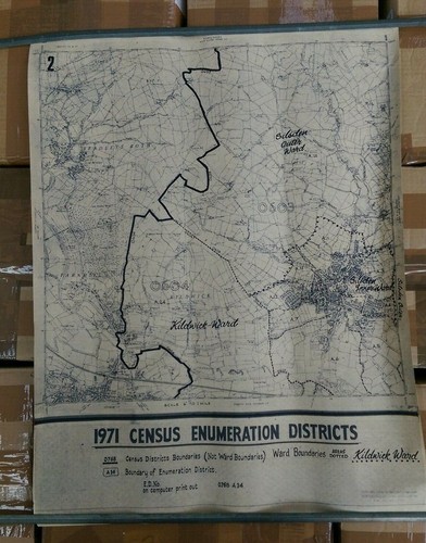 Ordnance Survey Map: Silsden/Kildwick/Skipton, 1971 Census Enumeration ...