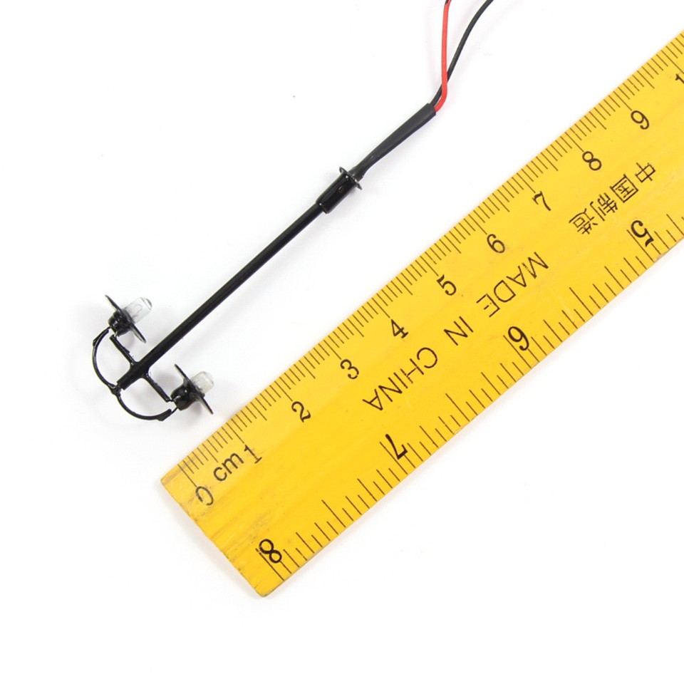 L333 20pcs Model Railway Lamppost lamp HO Scale 1:87 4.5cm 12V | eBay