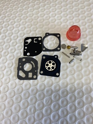Zama style RB-47 carburetor kit . Fits many Husqvarna Poulan Weedeater ...