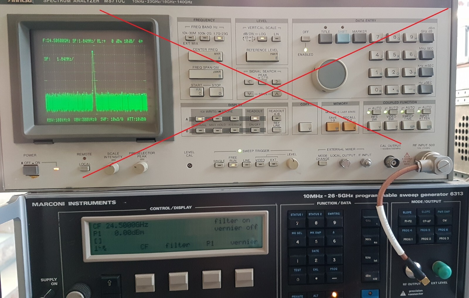 RF Sweep-Generator, MARCONI 6313 10 MHz...26.5 GHz | eBay