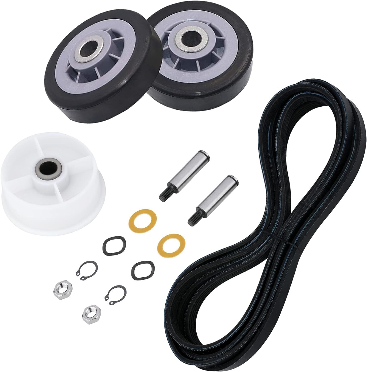 Dryer Roller Belt Repair Kit Maytag MDE4000AYW MDG6800AWW MDE6000AYW ...