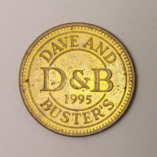 Dave And Buster's 1995 Arcade Bar Game Token 24mm | eBay