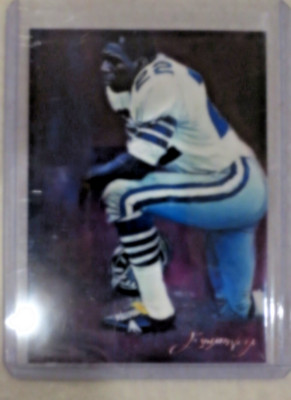Bob Hayes #6 Art Card Limited 41/50 Edward Vela Signed (Dallas Cowboys ...