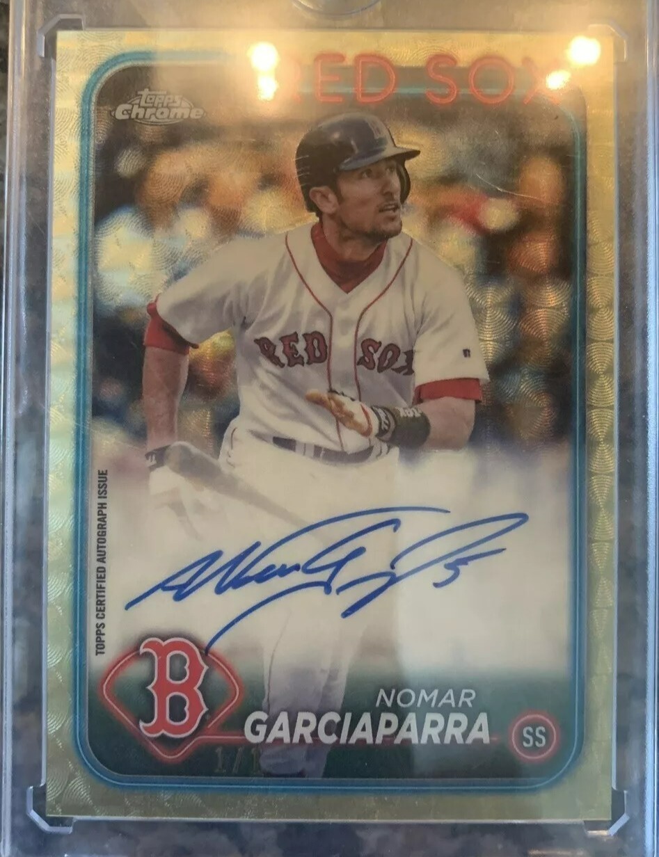 Topps 2024 Chrome Superfractor Baseball Nomar Garciaparra Legends Auto ...
