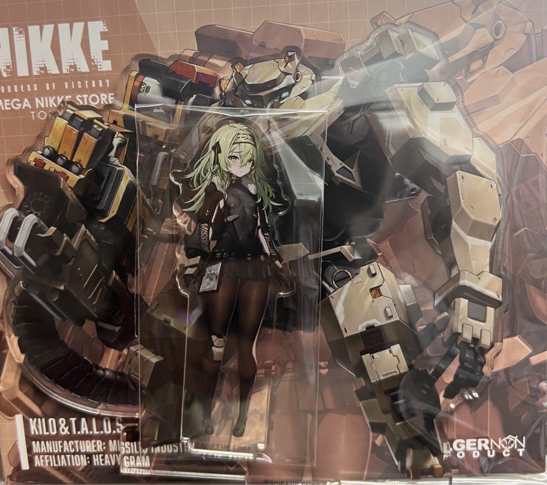 NIKKE Goddess of Victory MegaNIKKEstore Acrylic Stand KILO & T.A.L.O.S ...