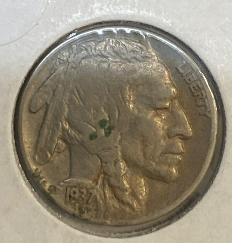 UNITED STATES US 1937 P NICKEL 5 CENTS BUFFALO KEY DATE RARE LOW MINT ...