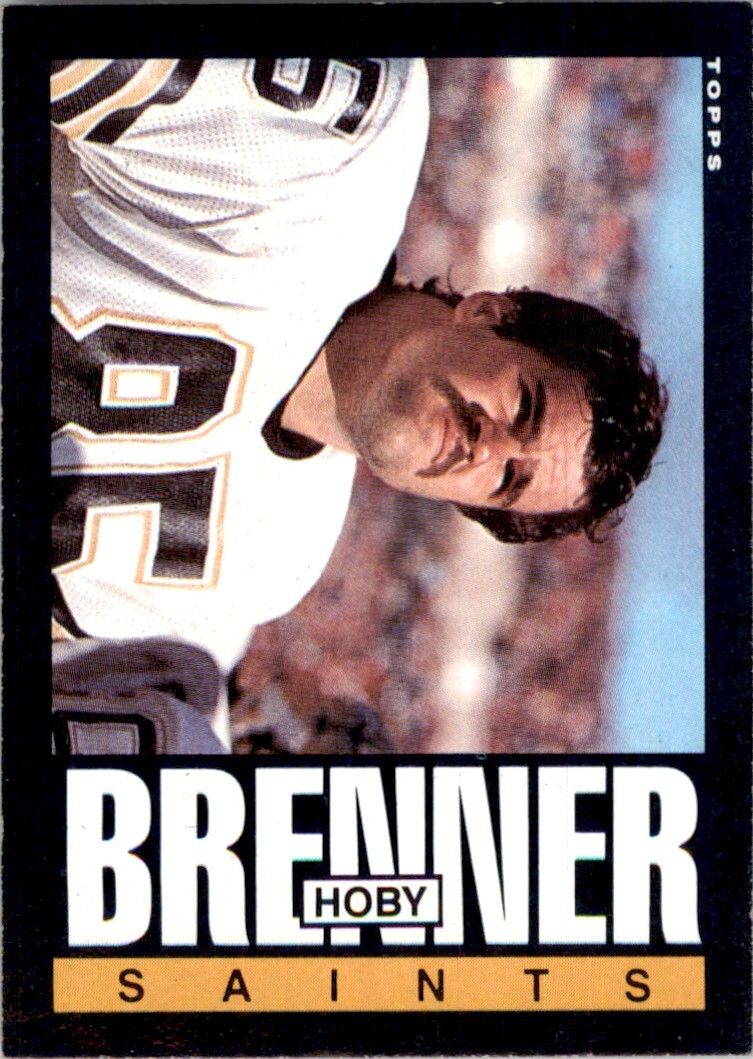 1985 TOPPS HOBY BRENNER NEW ORLEANS SAINTS #102 | eBay