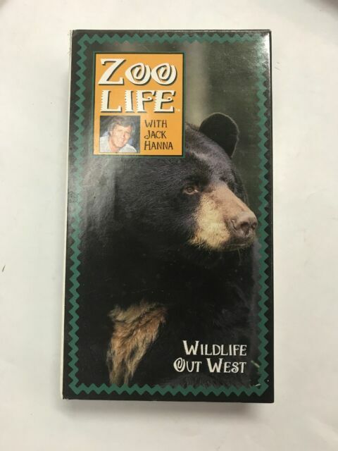 Zoo Life With Jack Hanna Wildlife out West VHS Tape 90s Educational ...