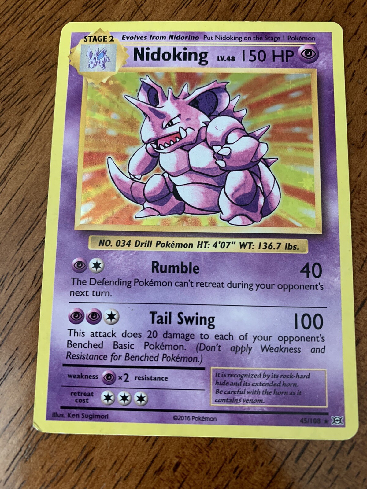 Nidoking Card