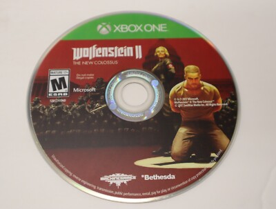 Wolfenstein II 2: The New Colossus (Microsoft Xbox One, 2017) disc Only ...
