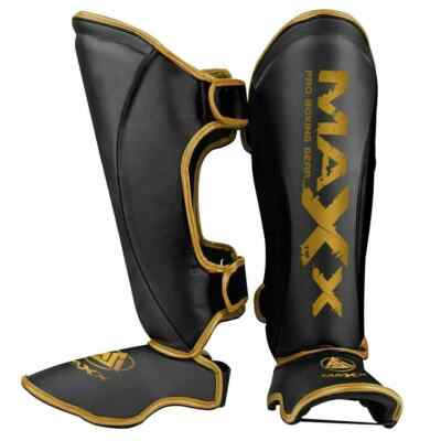 Shin Instep Pad MMA Leg Foot Guards Muay Thai Kick Boxing Pad Mma Ufc ...