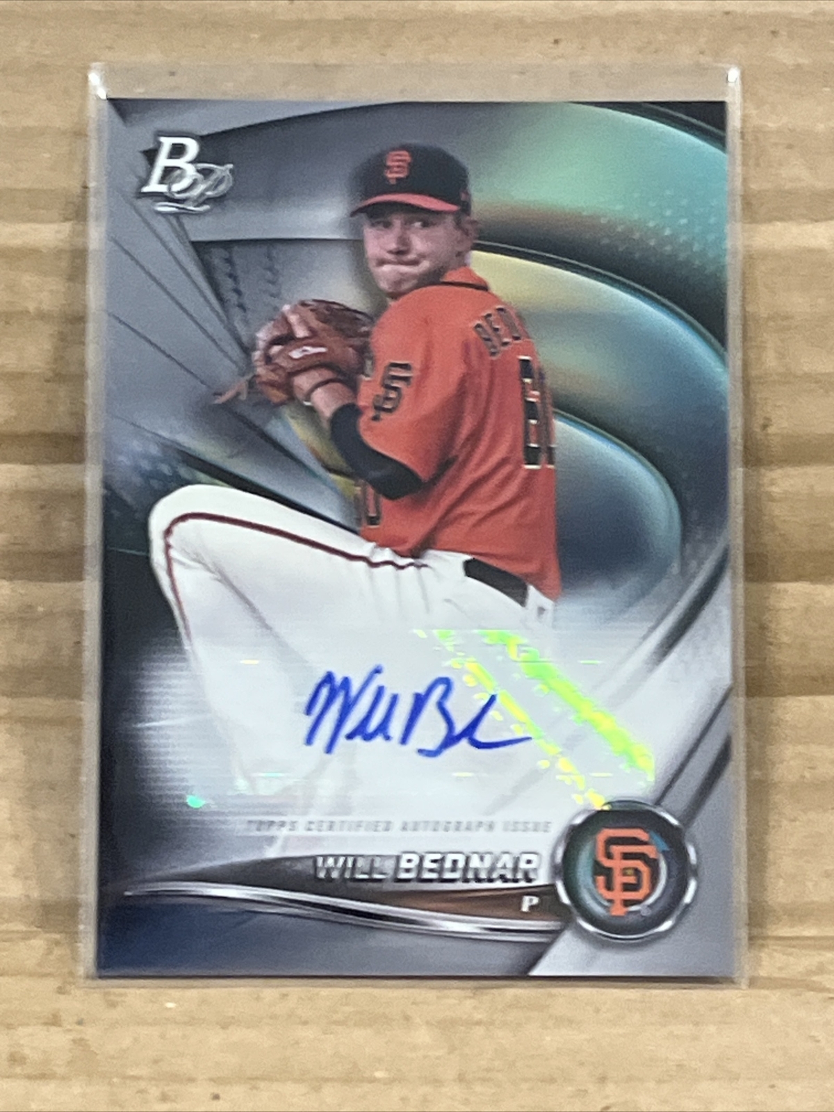 2022 Bowman Platinum Will Bednar Top Prospect Auto San Francisco Giants ...