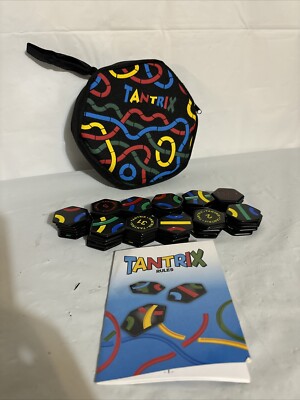 Tantrix Puzzle Strategy Game 56 Tiles w/Instruction Booklet & Travel ...