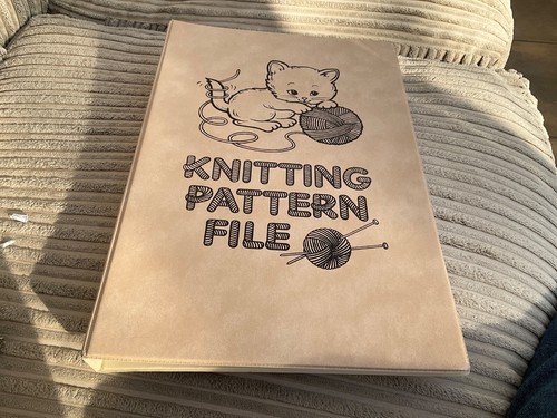 Vintage Knitting Pattern File complete with index | eBay